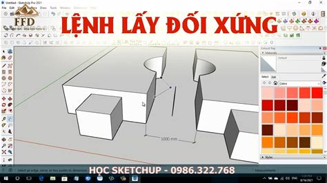 Đối Xứng Trong SketchUp Hướng Dẫn Chi Tiết Cho Người Mới Bắt Đầu