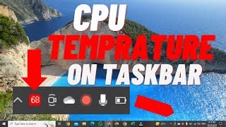 How To Show Cpu Temperature On Taskbar In Windows By Portal Seven Mp