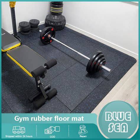 Gym Rubber Mat Protective Thickened Fitness Equipment Shock Absorbing