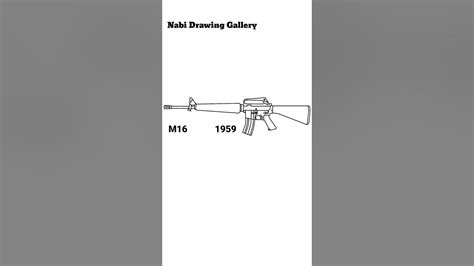 How To Draw M16 1959 Shorts Youtube