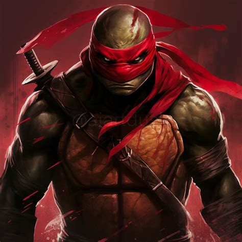 Artwork Of Raphael The Red Ninja Turtle Raphael Ninja Turtle Ninja