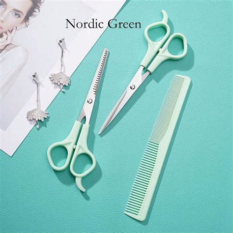 3pcs Haircutting Scissors Set For Women Include Teeth Scissors