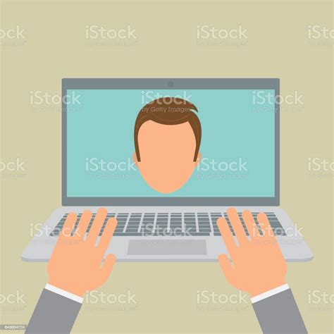 남자와 소셜 미디어 그래픽 디자인 벡터 일러스트 레이 션 남자에 대한 스톡 벡터 아트 및 기타 이미지 남자 남자들만 노트북 Istock