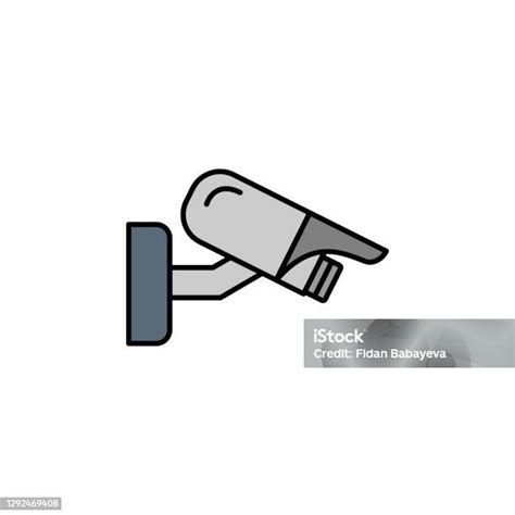 보안 카메라 라인 아이콘입니다 표지판과 기호는 흰색 배경의 웹 로고 모바일 앱 Ui Ux에 사용할 수 있습니다 0명에 대한 스톡 벡터 아트 및 기타 이미지 Istock