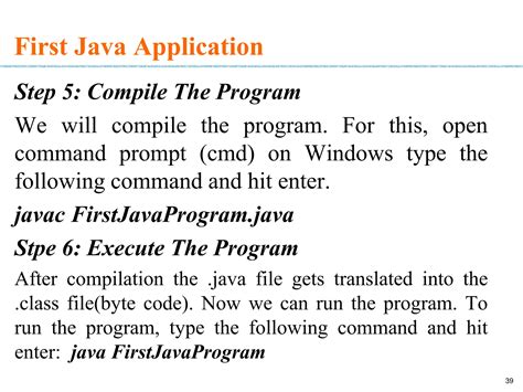 Java2020 Programming Basics And Fundamentals Ppt