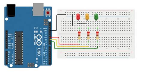 بناء إشارة مرور باستخدام الأردوينو Arduino الأنظمة والأنظمة المدمجة