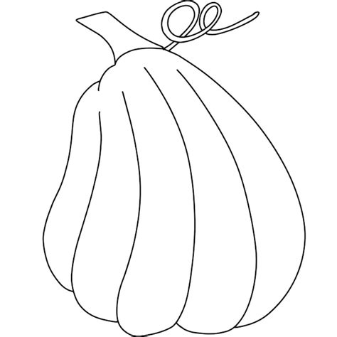 호박의 고립 된 그림입니다 할로윈 수확 잭 오 랜턴 프리미엄 벡터