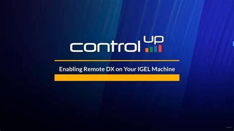 Controlup Academy Controlup Academy How To Install Controlup Remote Dx On Igel Youtube