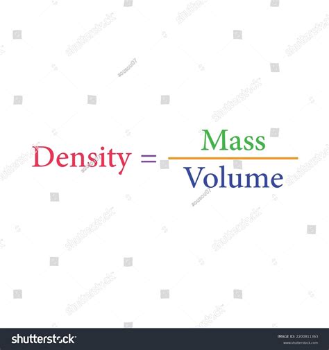 Density Calculation Over 353 Royalty Free Licensable Stock Vectors And Vector Art Shutterstock