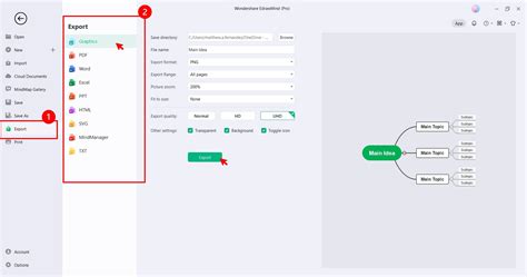 Export A Mind Map A Guide With EdrawMind
