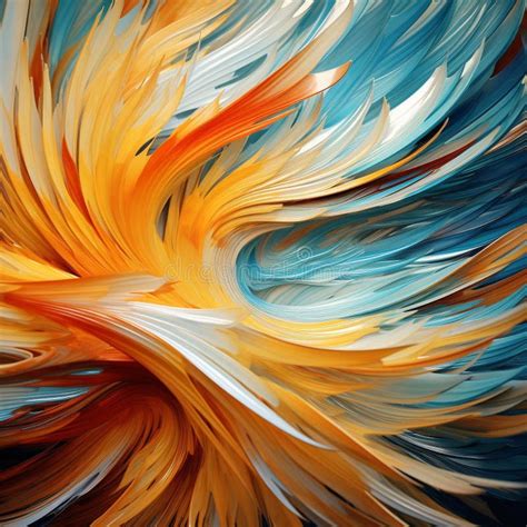 Vibrant Swirling Abstract Patterns In Dynamic Motion Stock Illustration Illustration Of