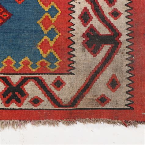 59 X 114 Handwoven Turkish Oushak Kilim Area Rug Ebth