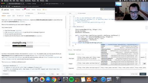 1242 Web Crawler Multithreaded Concurrenthashmap Youtube