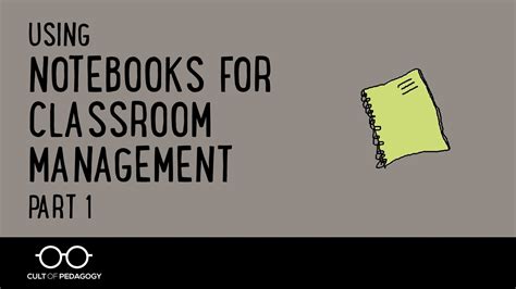 Using Notebooks For Classroom Management Part 1 Youtube