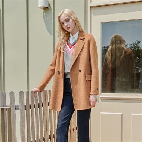 Soup 숲 실시간 인기 스타일 테일러드 더블 버튼 핸드메이드 코트 Oyahcc1 온더룩