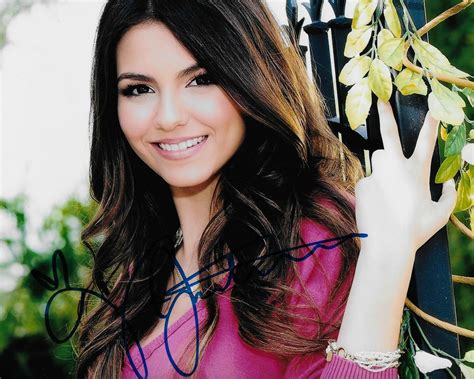 Eye Candy Victoria Justice Signed Photo 8x10 Coa 6