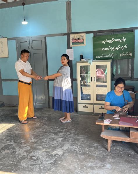 နမ့်ခမ်းမြို့၌ ကိုယ်ဝန်ဆောင်မိခင်နှင့် နှစ်နှစ်အောက်ကလေးငယ်များအား ထောက်ပံ့‌‌ကြေး‌ငွေများ‌ ပေးအပ