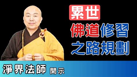 累世佛道修習之路規劃 淨界法師 佛法精要 安住力調伏力引導力 無常觀 偏空涅槃 南無阿彌陀佛 走出妄想 阿羅漢 萬德