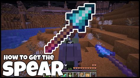 How To Get The Spear In Minecraft Youtube