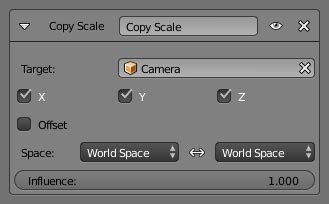 Copy Scale Constraint Blender Manual