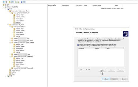 configure dhcp server on the windows server