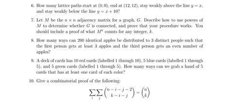 Solved 6 How Many Lattice Paths Start At 00 End At