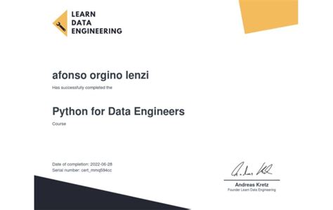Afonso Orgino Lenzi On Linkedin Pythonprogramming Dataengineering