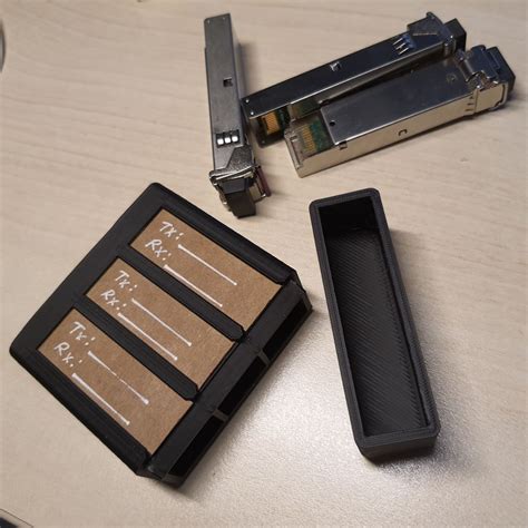 Box For 3 Sfp Modules By Konstantin Radchenko Download Free Stl Model