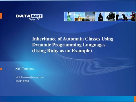 Ppt Inheritance Of Automata Classes Using Dynamic Programming Languages Using Ruby As An