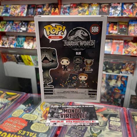 Funko Pop 586 Blue Jurassic World Fallen Kingdom Mondo Virtuale