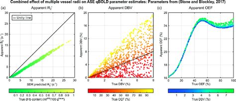 The Effect Of Multiple Vessel Radii Simulations On The Qbold Parameter Download Scientific
