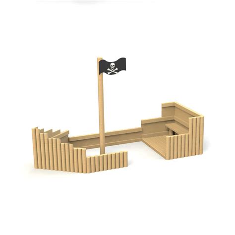 Log Ship Imaginative Playsound Playgrounds