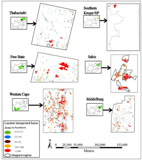 Spatial Analysis Of The Burned Areas Interpreted And Produced From Download Scientific Diagram
