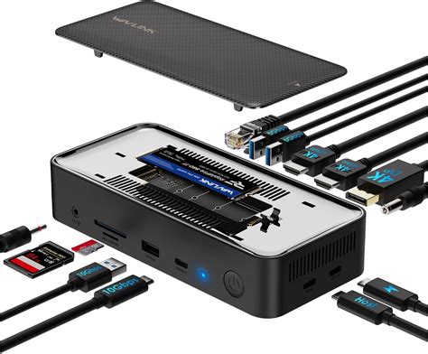 WAVLINK USB C Docking Station Monitors In USB C Hub With Gbps