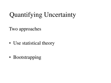 PPT Quantifying Uncertainty PowerPoint Presentation Free Download ID 8746371