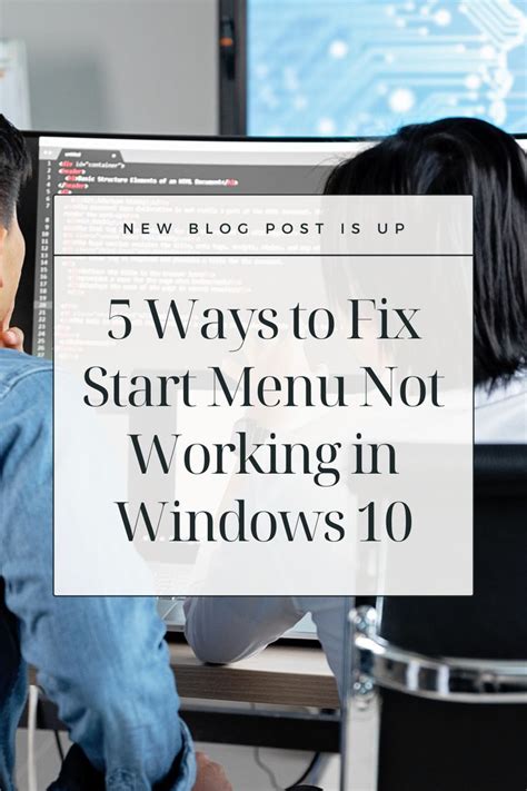 How To Fix The Windows 10 Start Menu Not Working Artofit