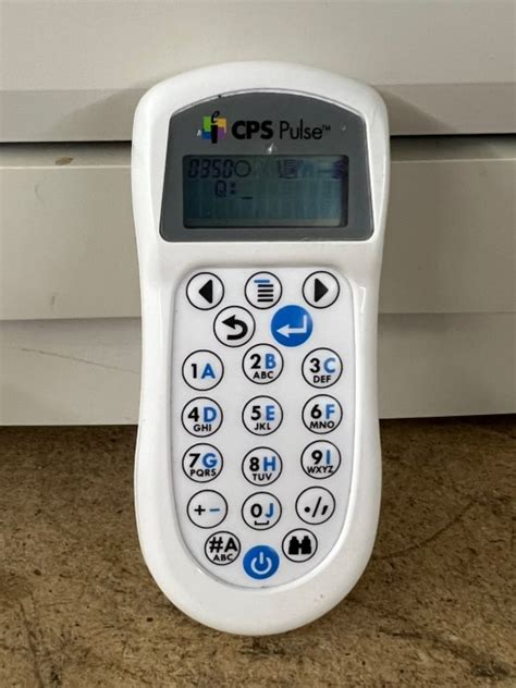 Instruction Cps Class Performance Systems Pulse Clickers In Travel Case Approximately 104
