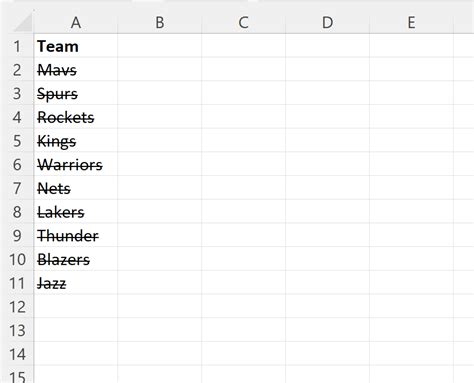 How To Add Strikethrough Button To Ribbon In Excel