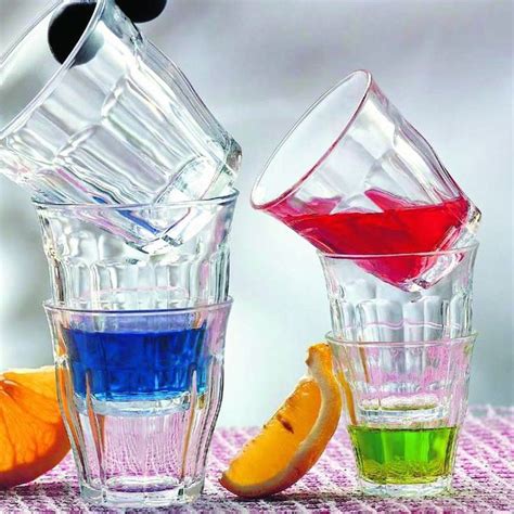 Duralex Made In France Picardie 8 34 Ounce Clear Tumbler Set Of 6