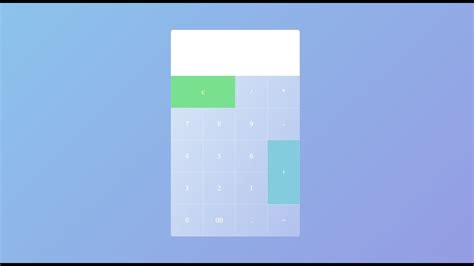 How To Create A Calculator Using Html Css And Javascript Youtube