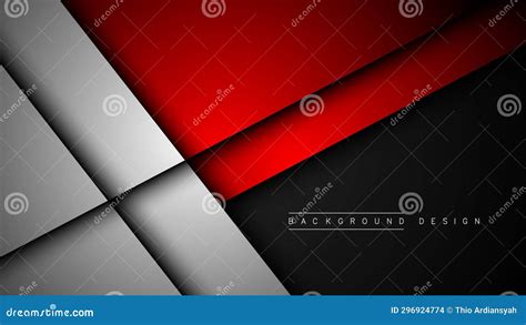 Overlapping Dimensional Background For Modern Website Text And Message Design Stock Vector
