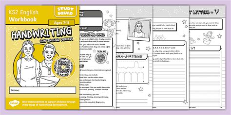 Study Squad Ks2 Continuous Cursive Handwriting Workbook