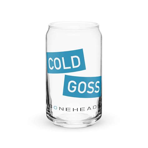 Boneheads Cold Goss Can Shaped Glass Lemonada Media