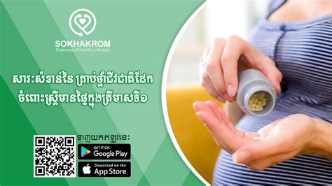 សារៈសំខាន់នៃគ្រាប់ថ្នាំជីវជាតិដែកចំពោះស្រ្តីមានផ្ទៃក្នុងត្រីមាសទី១