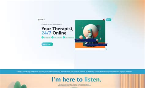 Calmify Your Ai Powered Mental Health Companion Kuakua Psychology Resources