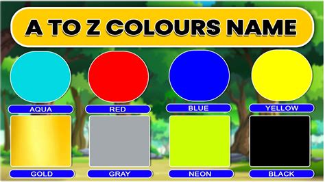 A Z Color List