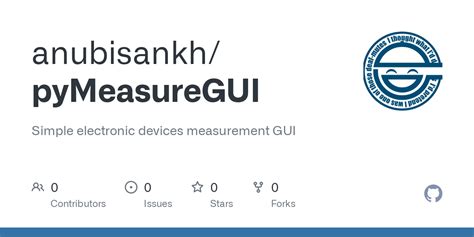 Github Anubisankhpymeasuregui Simple Electronic Devices Measurement Gui