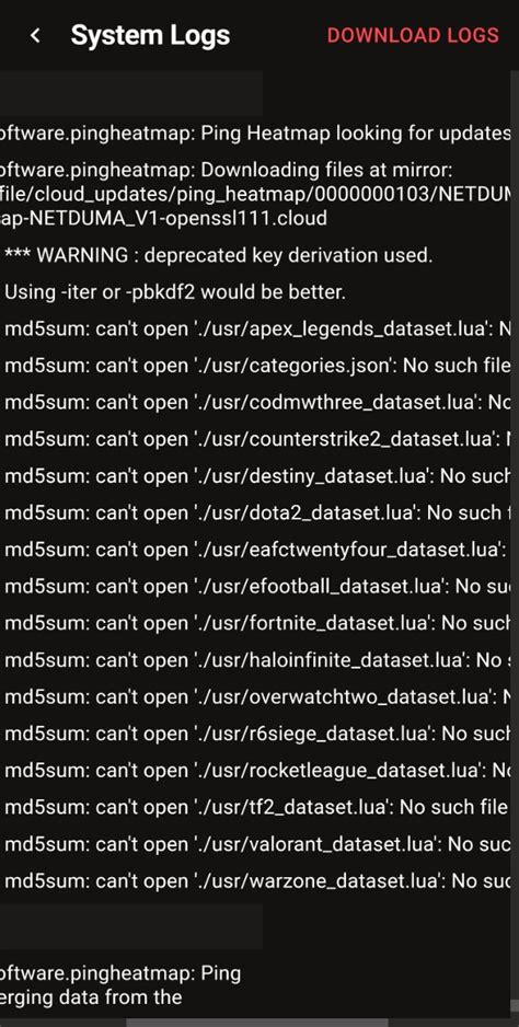 Ping Heatmap Missing Data Netduma R3 Support Netduma Forum