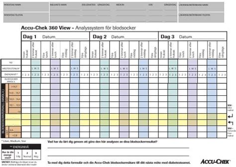 Accu Chek 360 View Analyssystem FÃ¶r Blodsocker