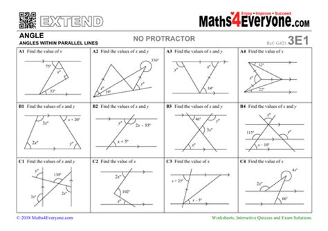 Alternate And Corresponding Angles Teaching Resources